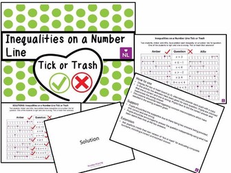 Maths Tick or Trash Worksheet Bundle | Teaching Resources