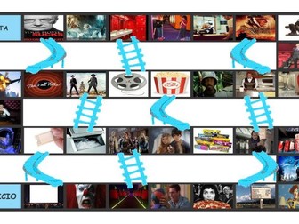 Movie Things and Genres 6 Spanish Photo Game Bundle | Teaching Resources