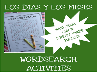 Spanish months and days bundle - Los días y los meses | Teaching Resources