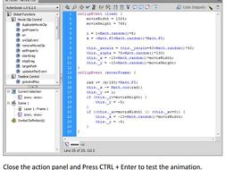 Flash Christmas Card with Actionscript 2.0 show effect | Teaching Resources