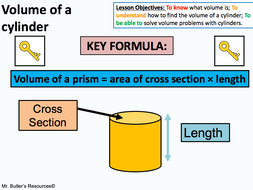 Volume of a cylinder | Teaching Resources