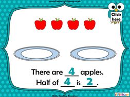Finding Half of a Quantity - Year 1 | Teaching Resources