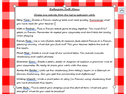 French : Extension Activities (Display and Resource) | Teaching Resources
