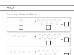 Additions - Adding 9 for Reception and Year 1 | Teaching Resources