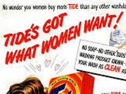 Tide - exam style comparison question (Eduqas A Level Media) | Teaching ...