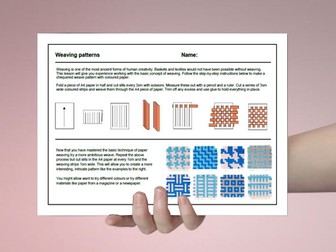 9 Textiles cover work / cover lessons - Tried and tested worksheets ...