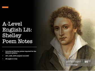 Wordsworth, Shelley, Byron and Blake: A-Level English Lit Romantic ...