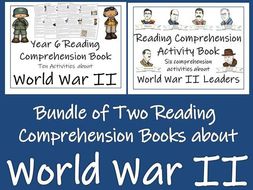 UKS2 History - Bundle of World War 2 Reading Comprehension Books by ...