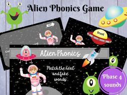 Alien Phonics Game: Phase 4 sounds | Teaching Resources