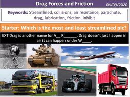 Drag Forces and Friction | Teaching Resources