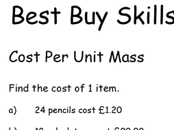 Best Buy Worksheet | Teaching Resources