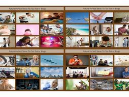 Future Perfect Continuous Tense Legal Size Photo Tic-Tac-Toe-Bingo Game ...