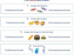 'Healthy Food' in French | Teaching Resources