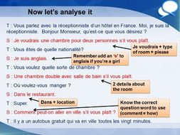 French GCSE Foundation hotel role play | Teaching Resources