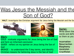 Was Jesus the Messiah (Lesson on Jesus as the Messiah -from new AQA ...