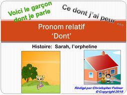 French: The relative pronoun 'dont' | Teaching Resources
