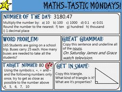 Year 6 Morning Work Term 1 | Teaching Resources