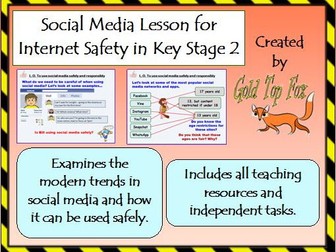 Internet Safety Lessons and Activities Bundle (KS1 and KS2) | Teaching ...