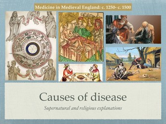 Edexcel GCSE History of Medicine Unit 1 Medieval England | Teaching ...