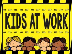 Kids at Work Poster | Teaching Resources