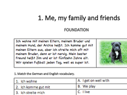 GCSE German Reading Workbook Sample | Teaching Resources