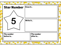 Star Number - Maths Challenges for Early Years | Teaching Resources
