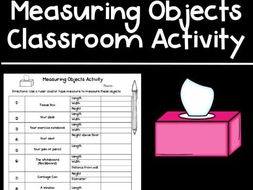 Measuring Objects in the Classroom Activity - Length, Width, Height ...