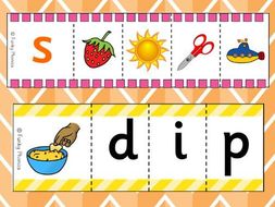 Phonics Phase 2 - Match It Make it | Teaching Resources