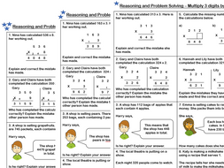 White Rose Maths - Year 4 - Spring Block 1 - Multiply 3 digits by 1 digit (Problem Solving ...