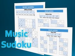 Music Sudoku | Teaching Resources