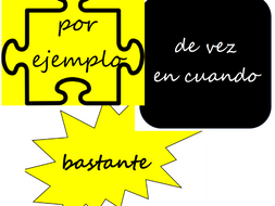 Intensifiers/Time Phrases/Conjunctions/Opinions: Spanish Classroom ...