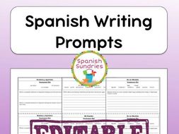 Spanish Writing Prompts | Teaching Resources