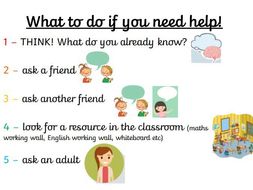 What to do if you need help (poster) | Teaching Resources
