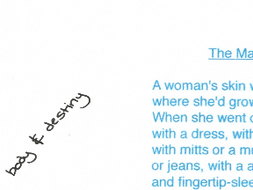 Feminine Gospels, Duffy: The Map Woman, poem analysis | Teaching Resources