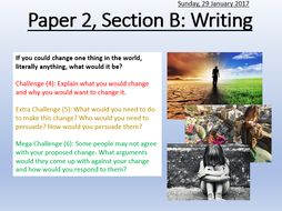 AQA Paper 2: Section B Speech Writing by Lead_Practitioner - Teaching ...