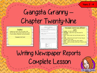 Gangsta Granny Lesson Bundle | Teaching Resources