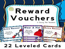 Classroom Management: Reward Vouchers | Teaching Resources