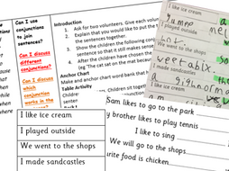Conjunctions Lesson - YEAR 1- PLANNING AND RESOURCES BUNDLE | Teaching ...