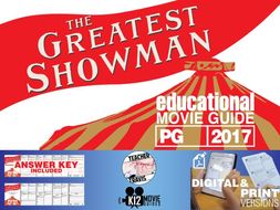 The Greatest Showman Movie Guide | Questions | Worksheet (PG - 2017 ...