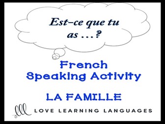La famille et les amis - Family and friends - Bundled French Resources ...