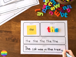Sight Word Say It Make It Write It Use It Mats 1-100 Oxford List Words ...