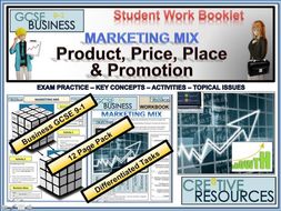 Marketing Mix ( Product Price Place & Promotion ) | Teaching Resources