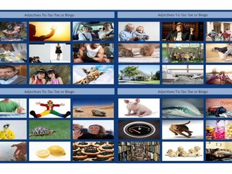 Adjectives English Legal Photo Game Bundle | Teaching Resources