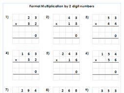 Year 5 / 6 Multiplication and Division differentiated worksheets (6 ...
