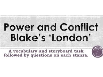 Power and Conflict Poetry GCSE English Literature | Teaching Resources
