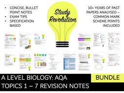 A Level Biology AQA A* Revision Notes Topics 1-7 by alevelbioboss ...