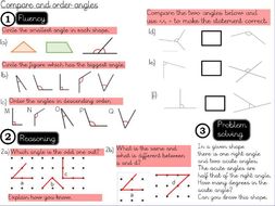 Geometry- Compare and order angles | Teaching Resources