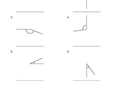 Angles Worksheets 10000 Questions Measure the Angles Mathematics ...