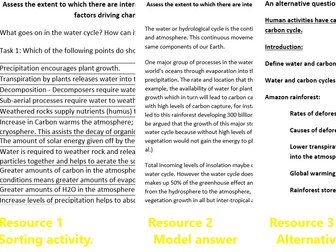 New AQA A level Geography model answers for 20 mark essays. | Teaching ...