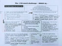 AQA MFL 150-word writing support format French Spanish | Teaching Resources